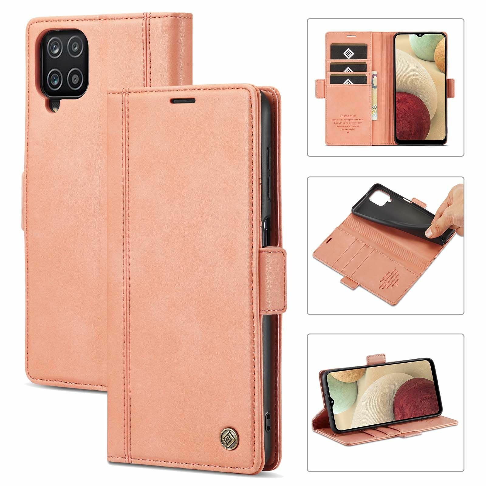 LCIMEEKE Кожаный книжка чехол для Samsung Galaxy Samsung Galaxy A22 4G, M22 , M32 / Самсунг A22 4G, M22 , M32 Роскошная кожа Материал Роскошный высококачественный