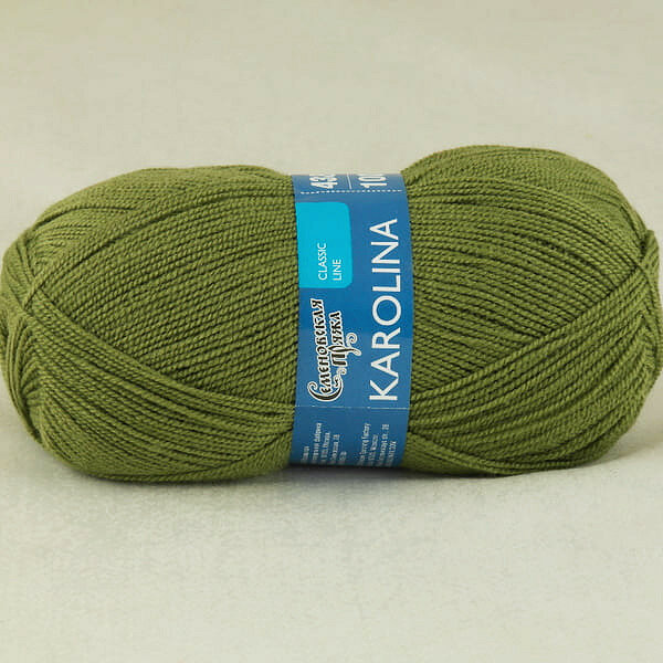 Пряжа Семеновская каролина 10 фисташка (5 мотков)
