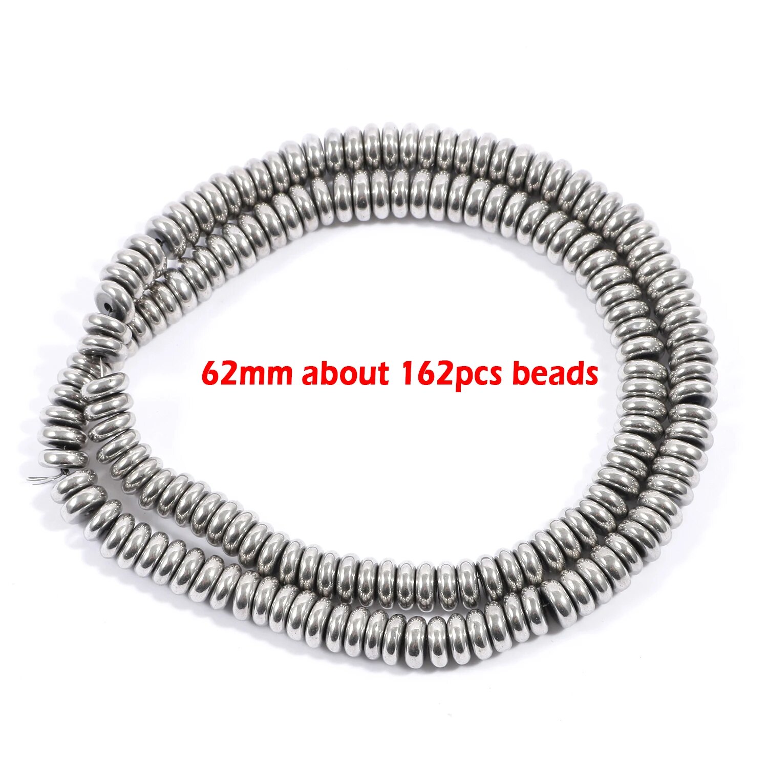 GMB724 Гематитовые бусины белого золота 2-14 мм type10