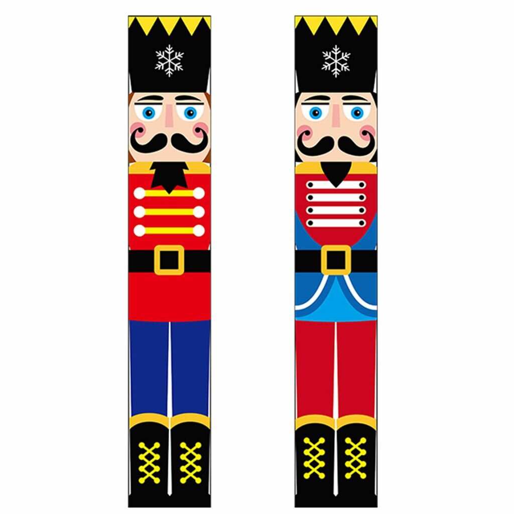 Новогодний декор: орнамент Солдатик для двери