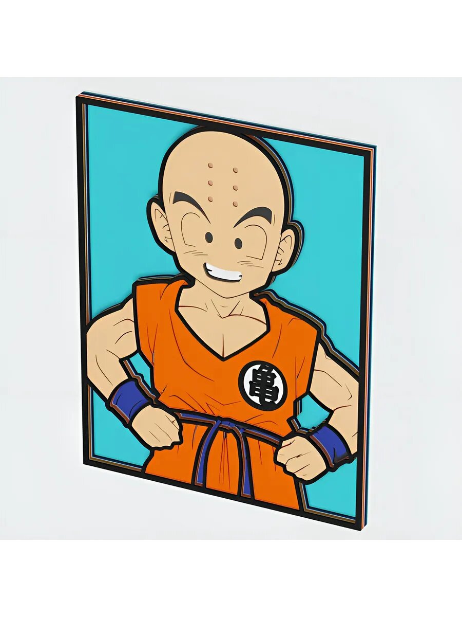 3D Картина по номерам из дерева Крилин, 23x30 см