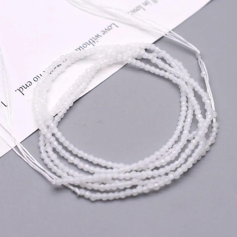 Бусины ЯnQi Шпинели 2 мм 172 шт. Белый, 3