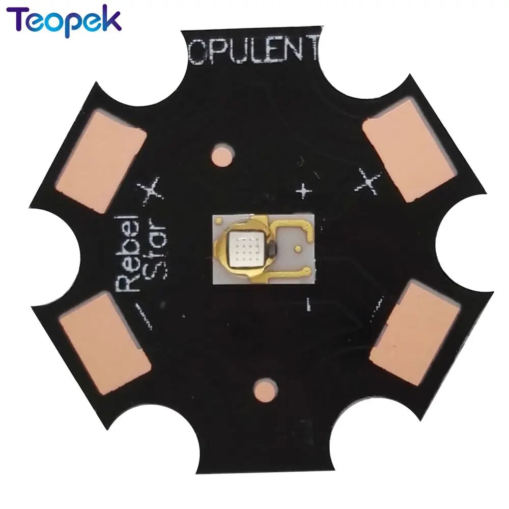 Зеленые светодиодные лампочки Lumileds LUXEON Rebel 3 Вт (10 шт)