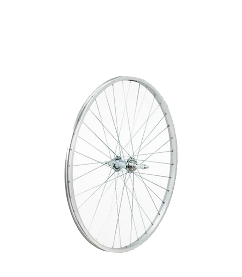 Обод велосипедный 26" (хром) задний с тормозной втулкой