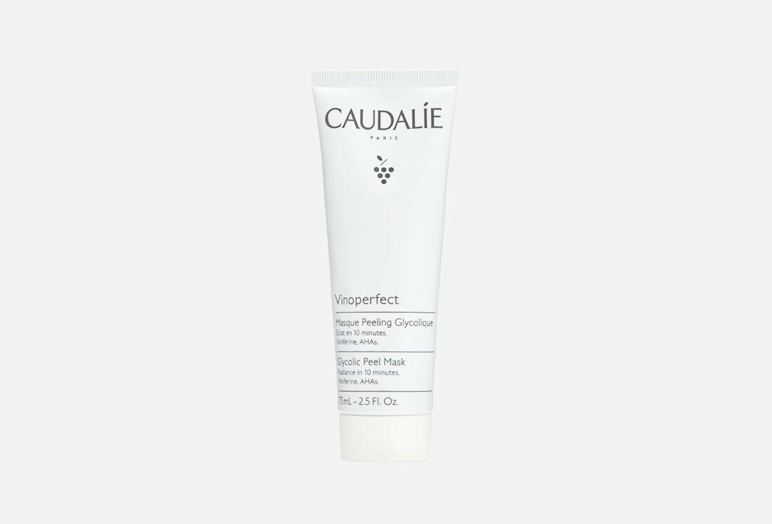 Гликолевая маска-пилинг для лица CAUDALIE Vinoperfect Glycolic Peel Mask 75 мл