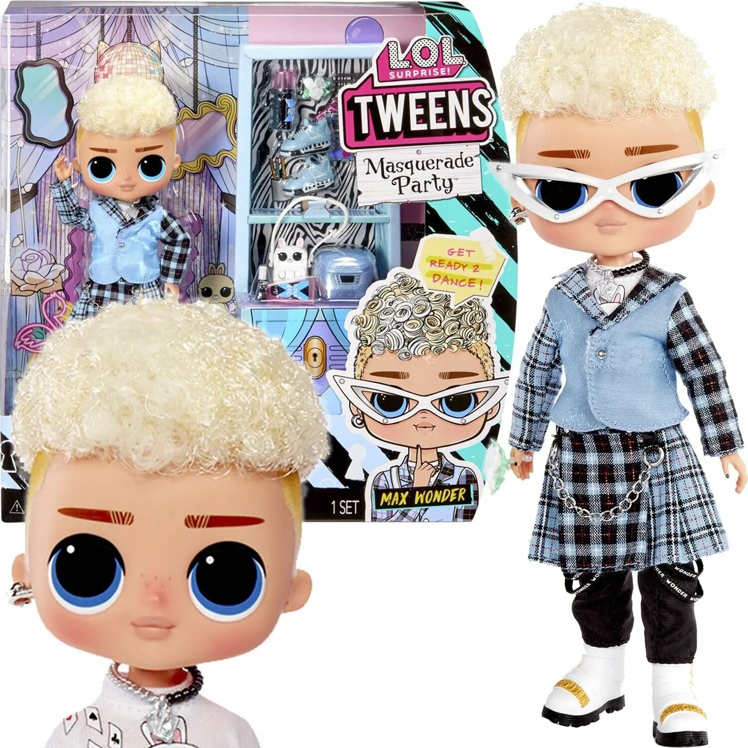 Кукла LOL Surprise Tweens - Кукла Max Wonder для выпускного Маскарадная вечеринка - Лол 584131