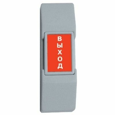 Кнопка выхода SS-075 (фон серебро)