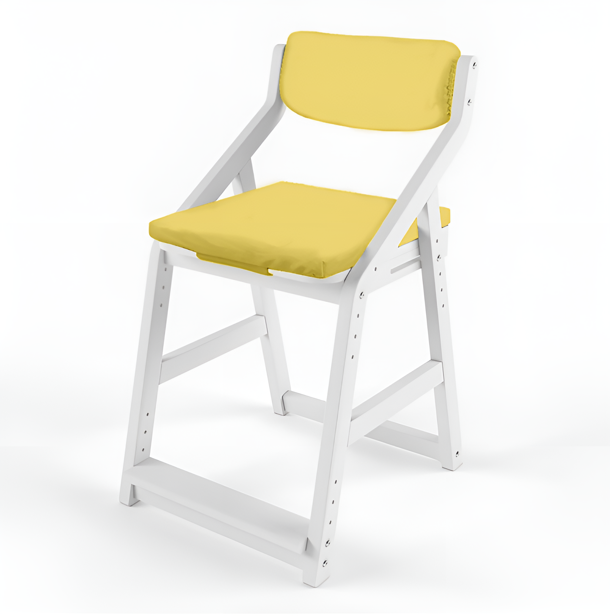 Стул растущий для школьника Робин Wood (Вуд) с чехлом, цвет Белый/Сан-Леон