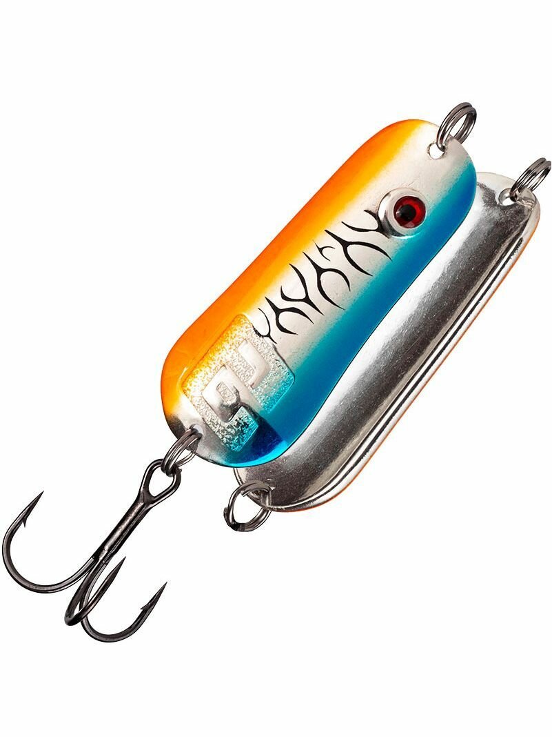 Блесна литьевая из латуни на щуку, покрыта серебром RB Шторлинг 15гр - 114