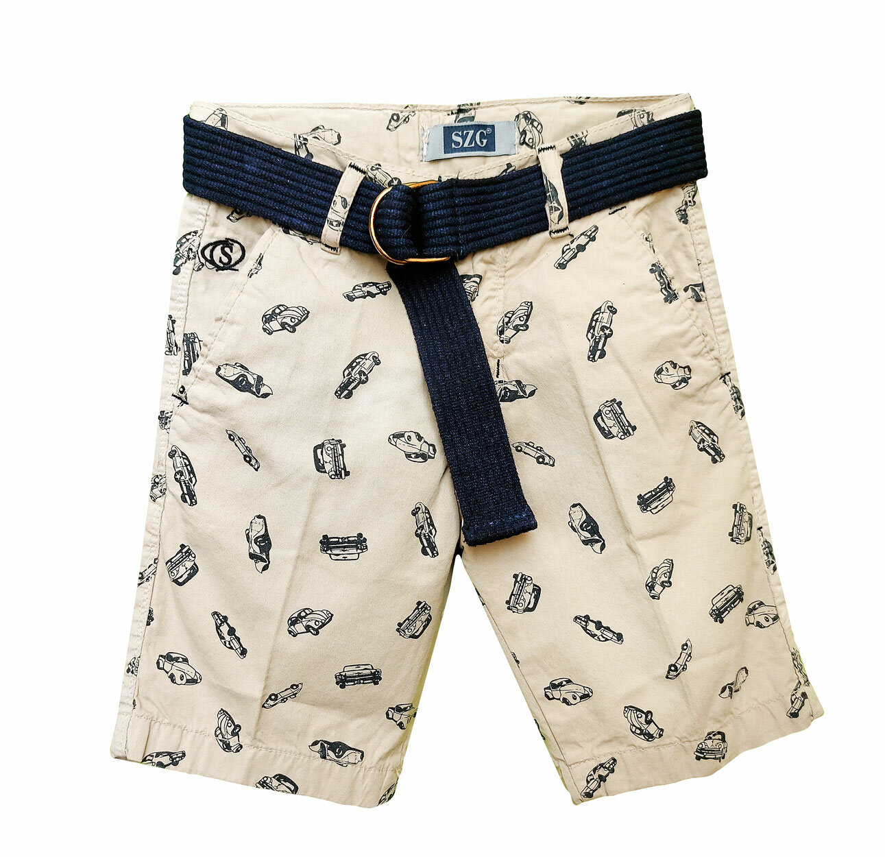 Шорты текстильные шорты с ремнем