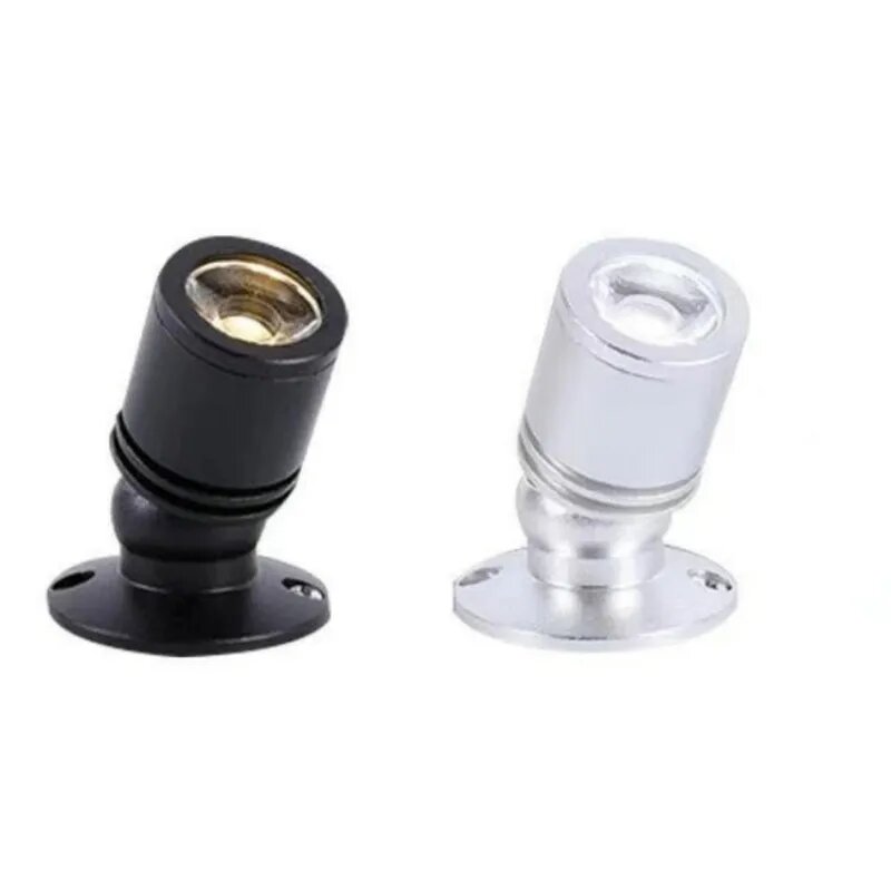 Светодиодный прожектор ANADnight 3 Вт теплый белый warm white 3000k, silver body, 3W AC220V