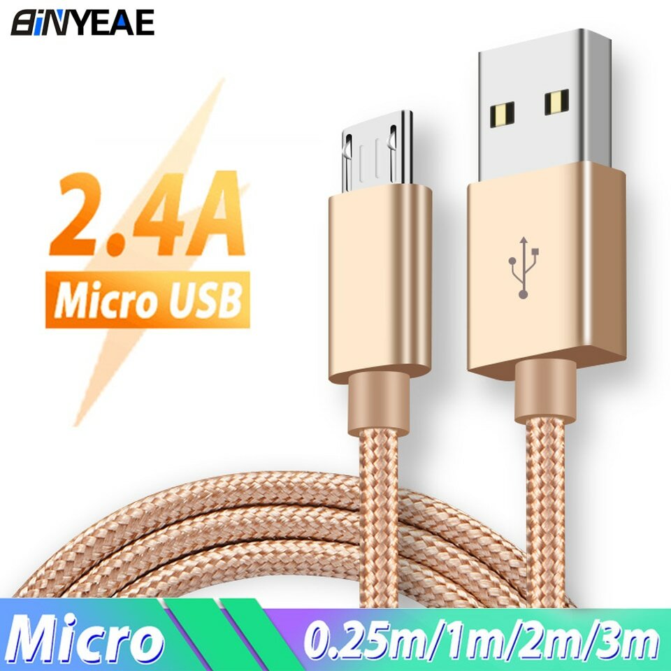Кабель для быстрой зарядки Micro USB для Samsung Galaxy A3 A5 A7 2016 J3 J5 J7 A6 A7 2018 USB-кабель для зарядного устройства зарядный кабель 1 м/2 м/3 м/0,25 м