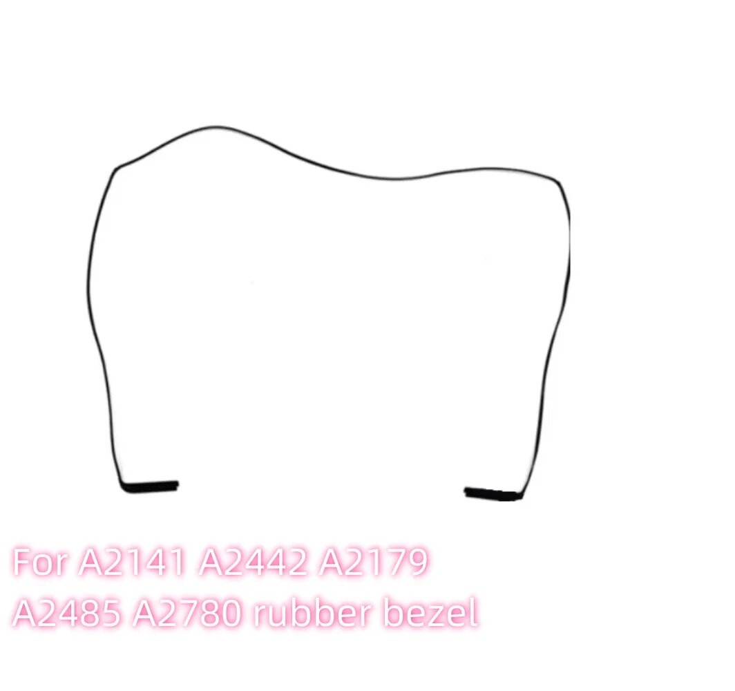 Резиновая передняя рамка для MacBook Pro A2141 A2485 A2780 A2442 A2779 черный A2141