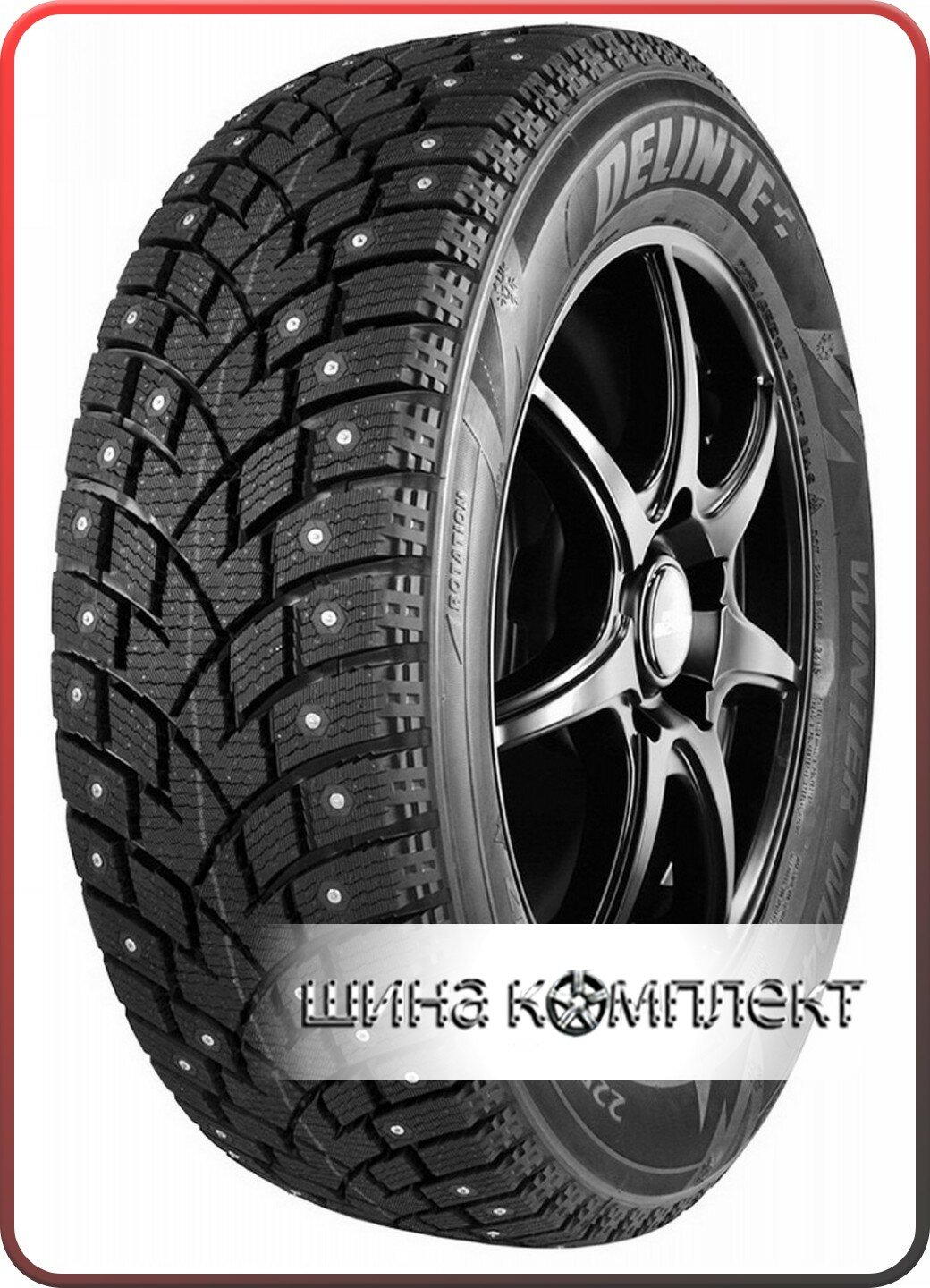 Автомобильная шина Delinte Winter WD42 285/50 R20 116T зимняя шип для легкового автомобиля