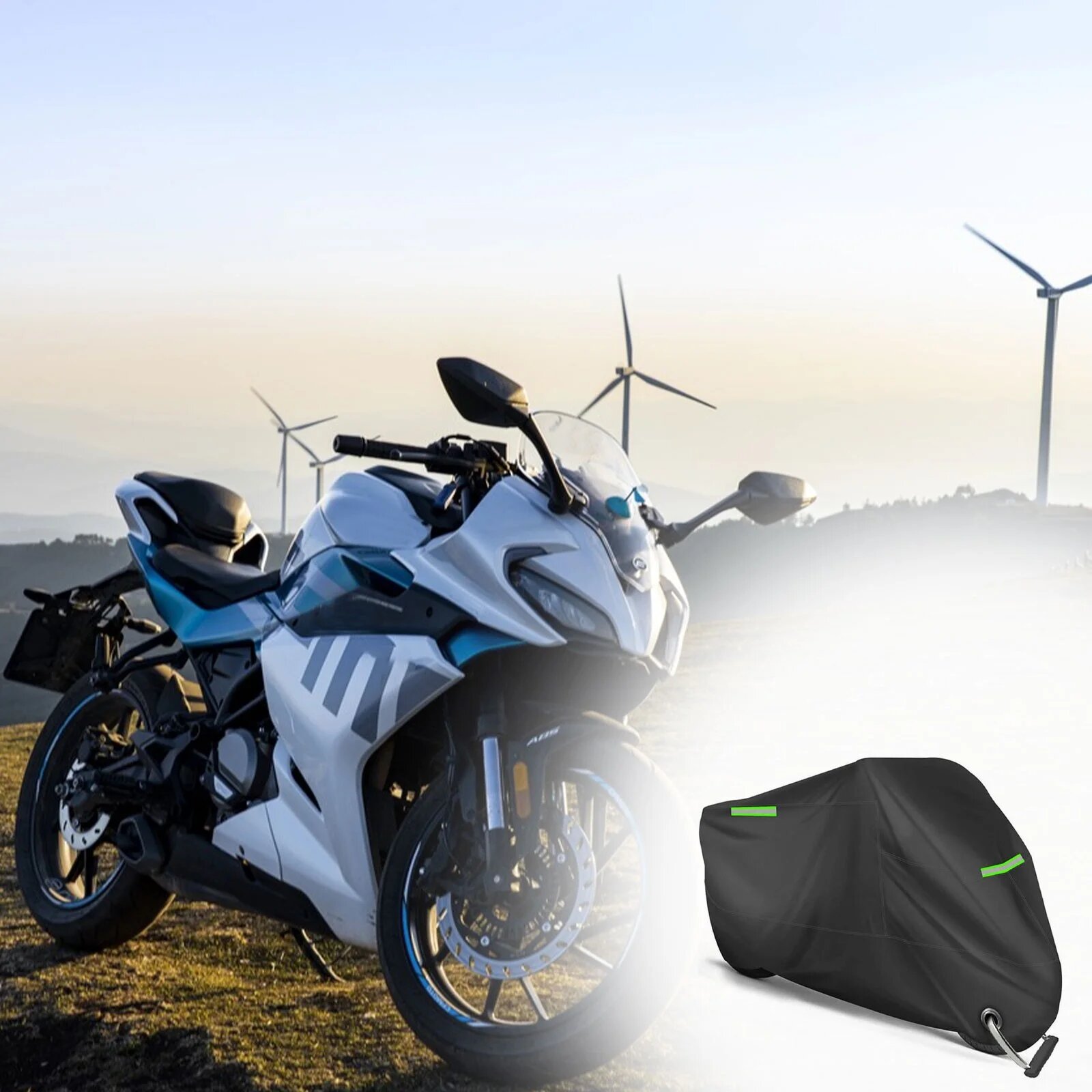 Товары для активного отдыха Чехол для велосипеда на 2 или 3 велосипеда Водонепроницаемый чехол для велосипеда Чехлы для