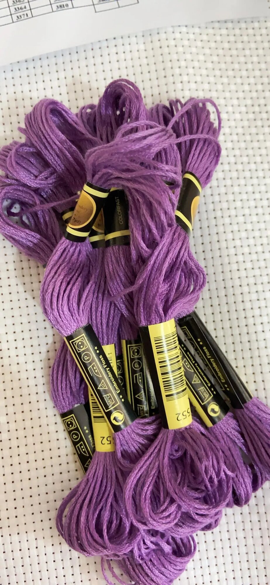 Набор ниток для вышивки DMC 356, 10 шт. 552