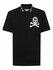 Поло PHILIPP PLEIN, размер INT XXL, черный