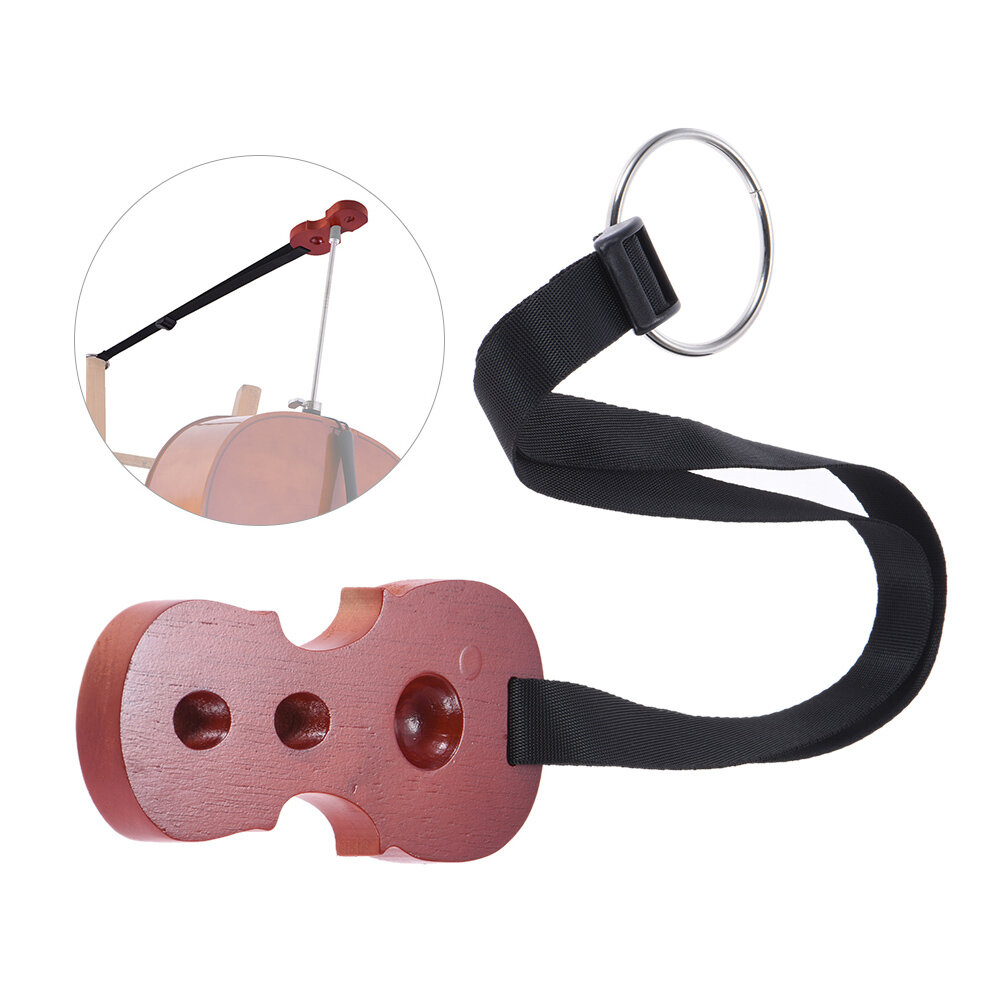 Штифт для виолончели из твердой древесины, нескользящий упор, держатель, подставка, защитная накладка, форма для виолончели, цвет розового дерева