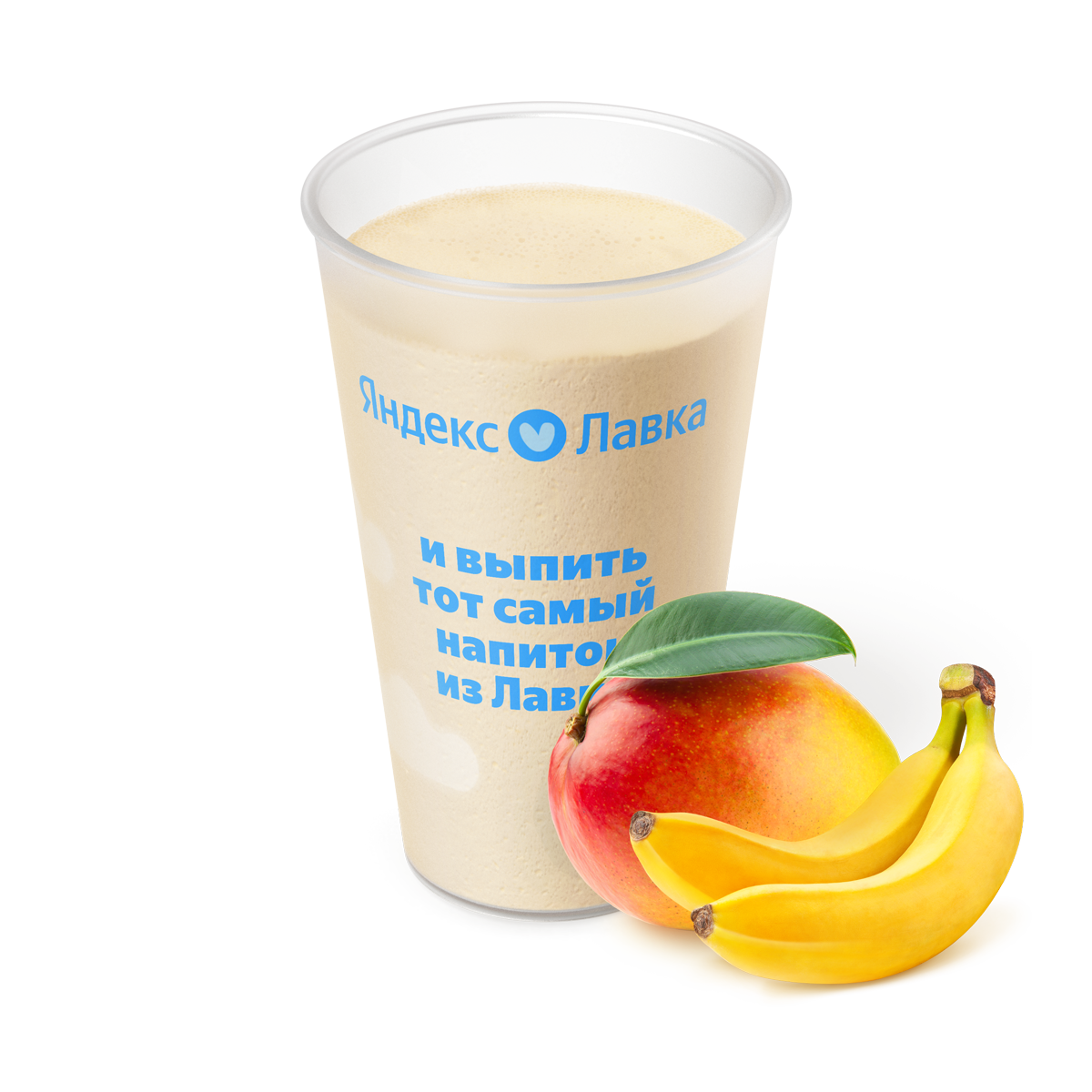 Коктейль Из Лавки "Манго-Банан", протеиновый, холодный, 290 мл
