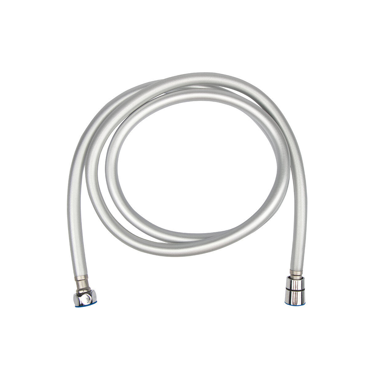 Шланг для душа Рыжий кот Anti-Twist, ПВХ, 1,75 м, цвет серебристый, 1шт