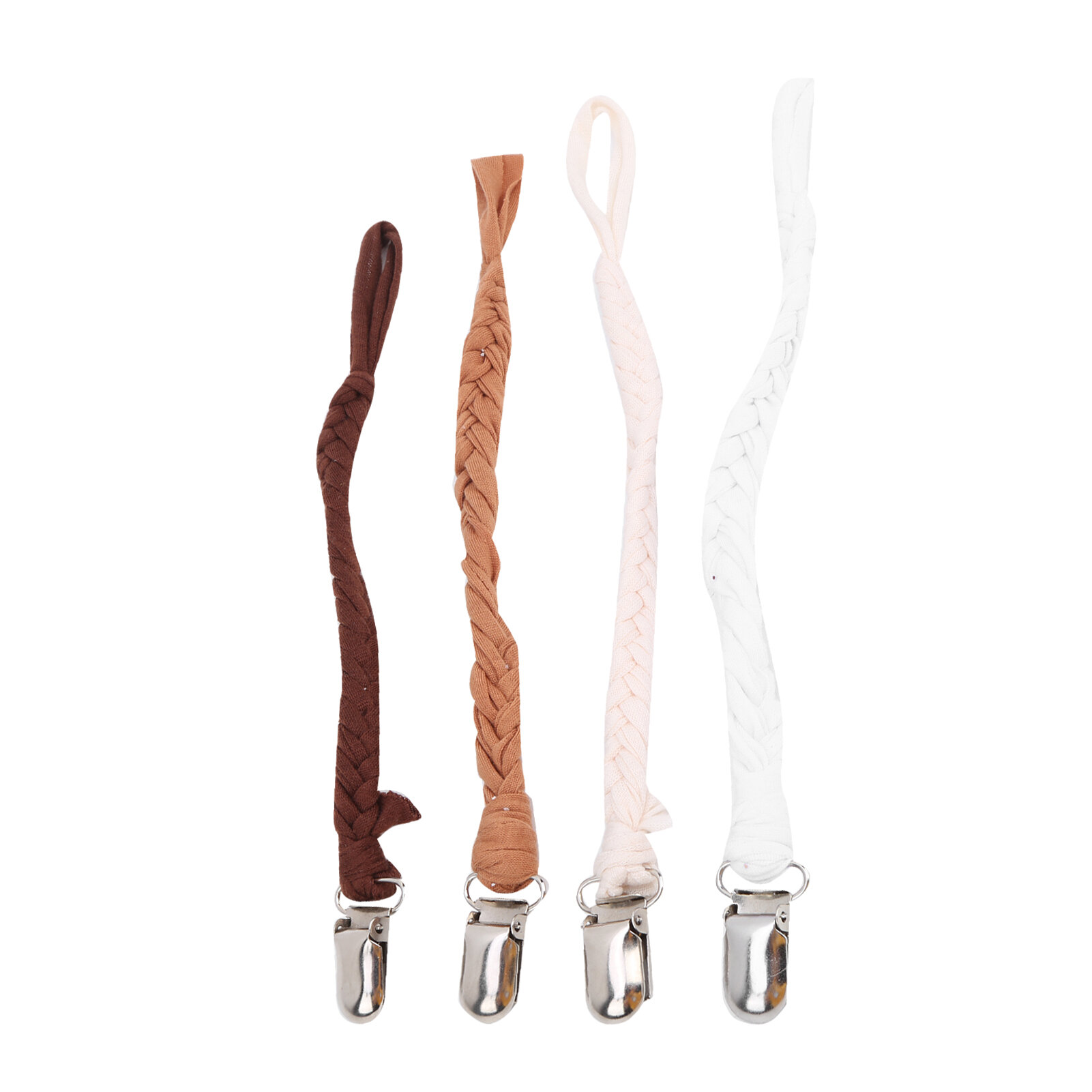 4 шт. Вязаные зажимы для детских сосок, портативные держатели для сосок для младенцев, аксессуар Style 2