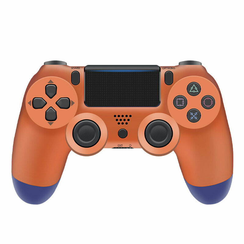 Красный джойстик PS4 V2 – беспроводной, Bluetooth, для ПК и телефона