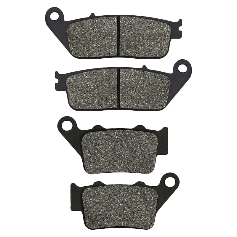 Передние и задние тормозные колодки Cyleto для мотоцикла Yamaha Majesty S 125 Серый, Front and Rear