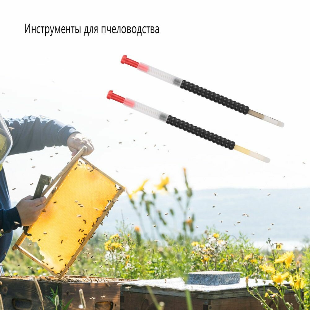 Инструмент для переноса личинок пчел, 2 шт, приспособление для вывода маток