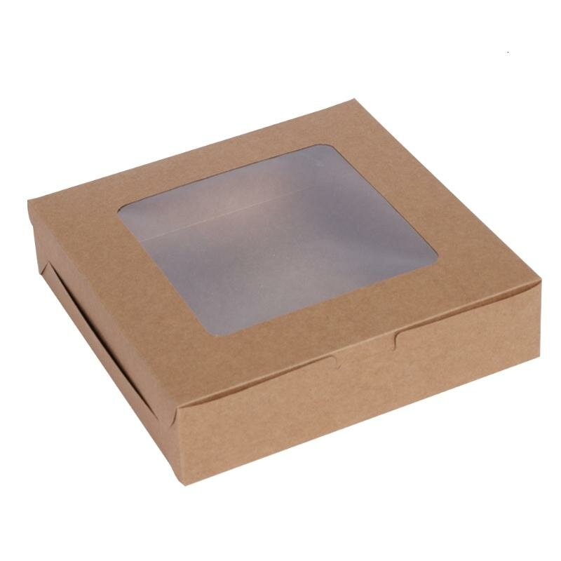 Креативный кейс для кексов, - Коробка из крафт-бумаги