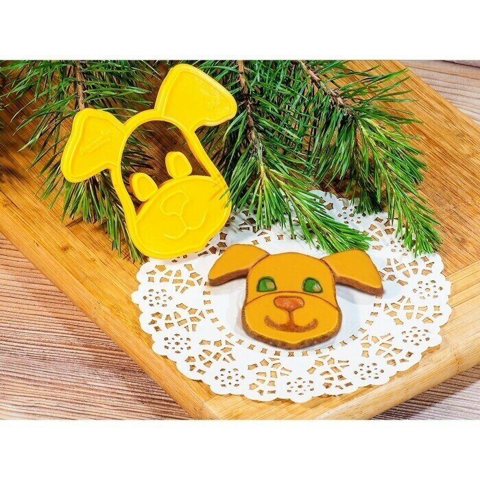 !09 Набор 2-х форм - Форма для вырезки теста «Собачка»