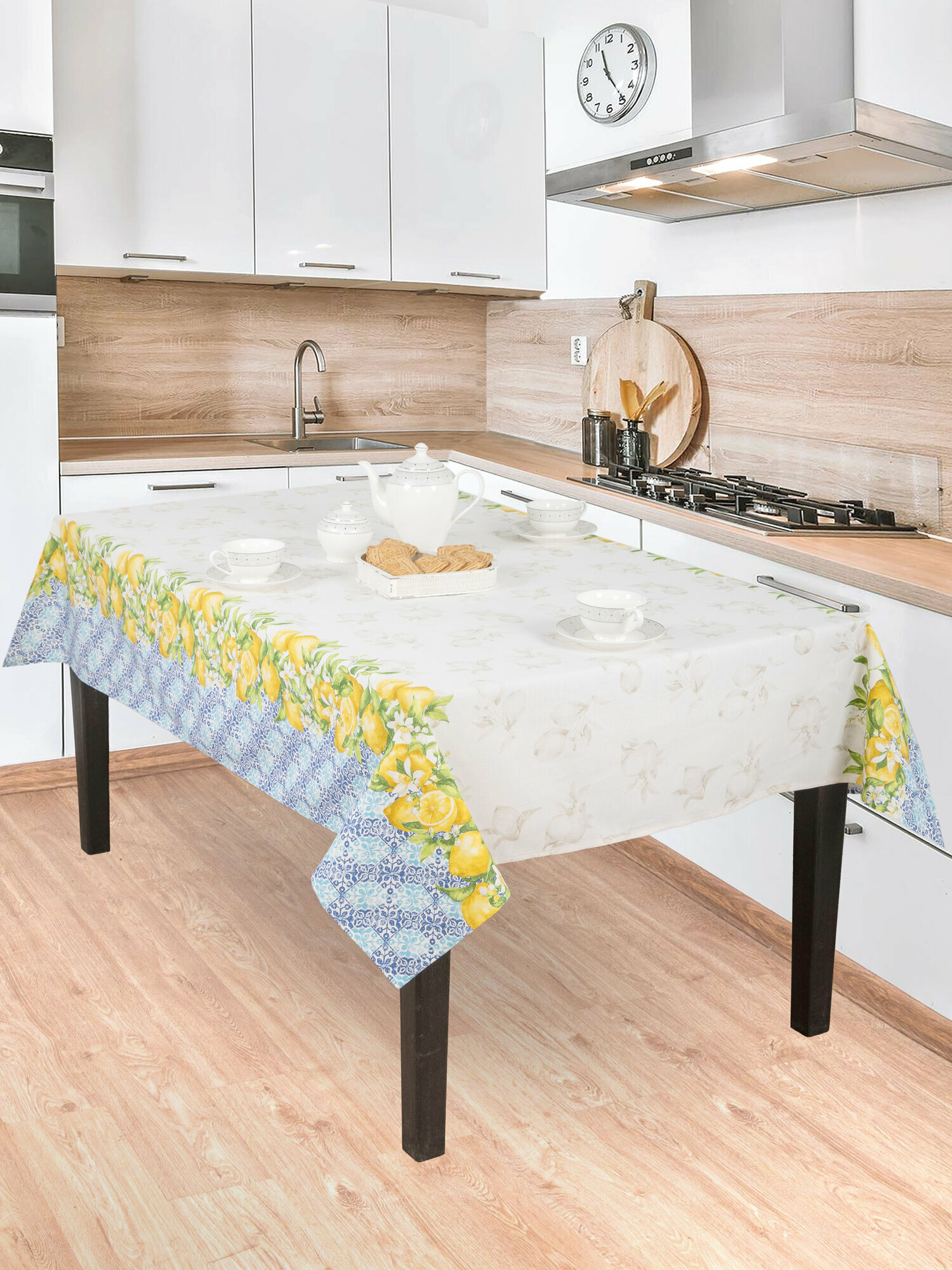 Итальянская скатерть на стол 140х240 , Vingi Ricami, 100% хлопок