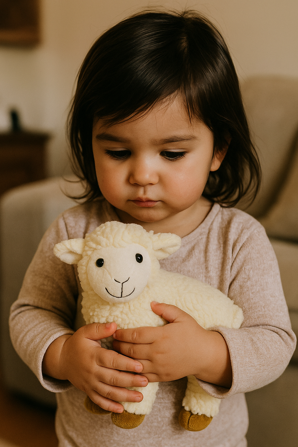 Мягкая игрушка All About Nature "Маленькая овечка" 23 см K8727-PT