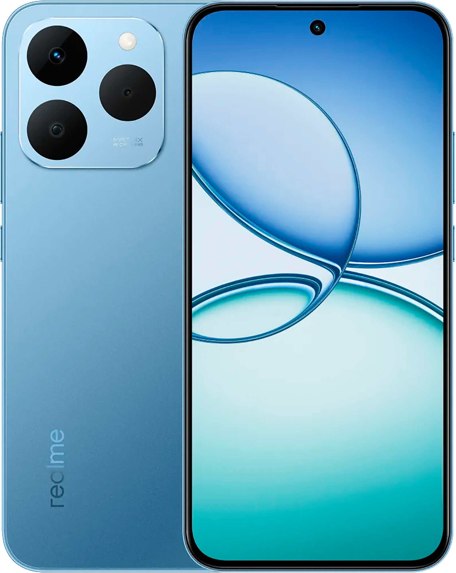 Смартфон realme 15T 12/256 Гб синий, 2 SIM, AMOLED, 2772x1280, камера 50+50+12 Мп, NFC, 5G, 4G, GPS, 5500 мА*ч