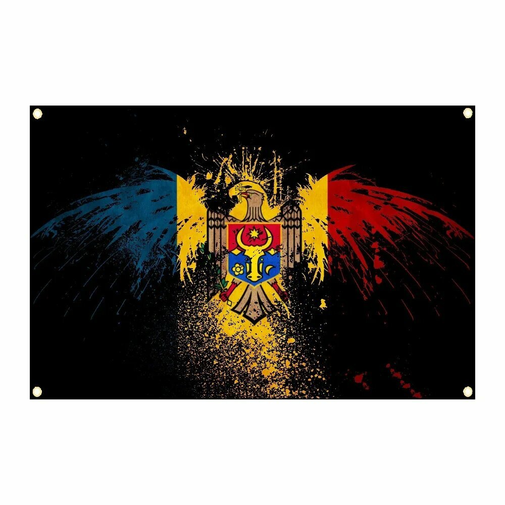 Рекламный флаг Молдовы 60x90 см 60x90cm(23x35in), HJJ2-0250411023796