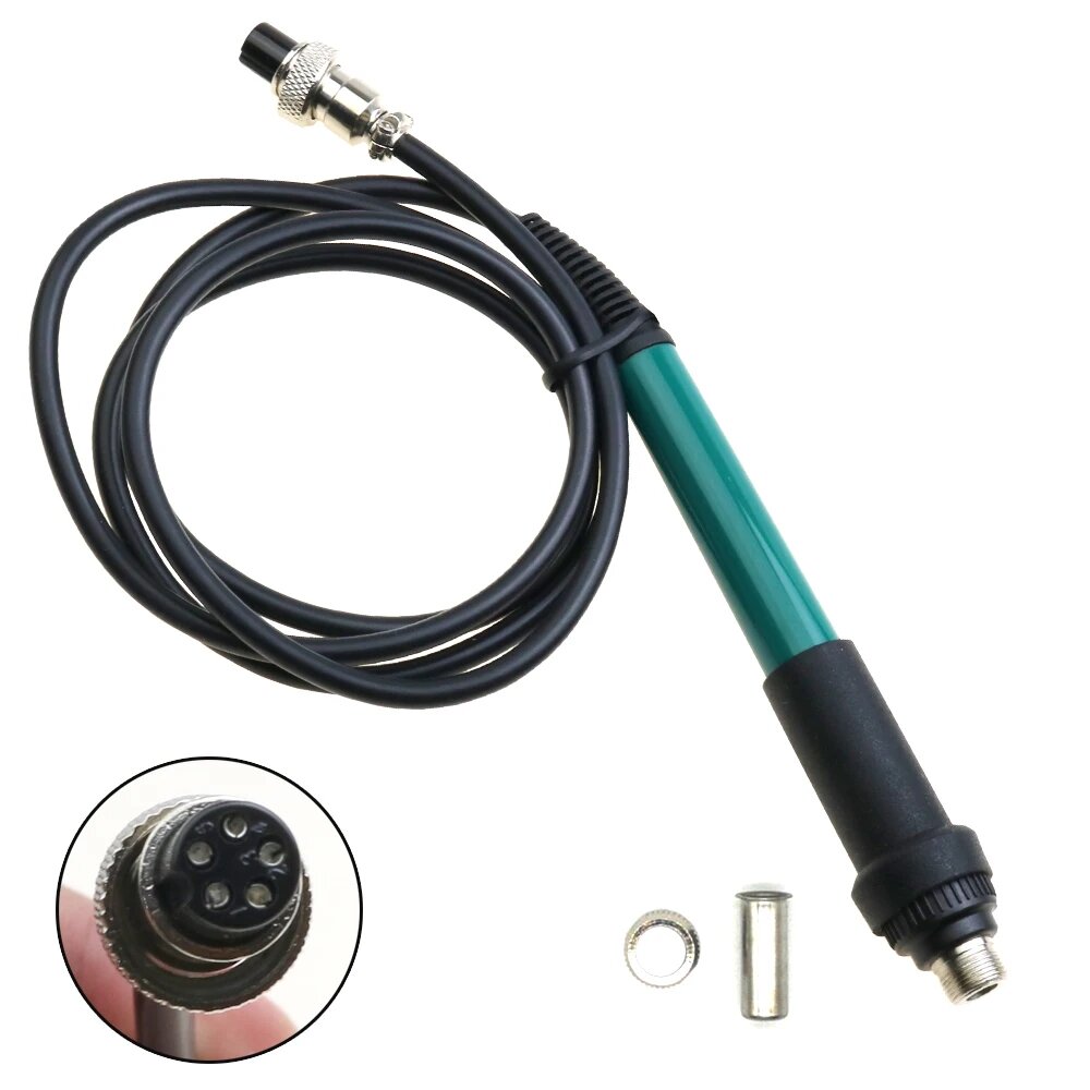 Ручка паяльника QUECOO T12-907, 5pin Green, 1.1 м