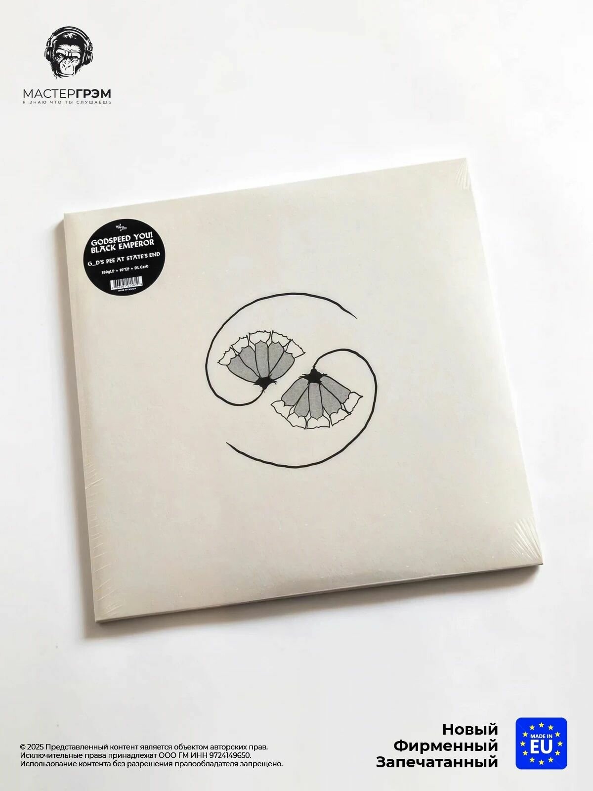Виниловая пластинка Godspeed You! Black Emperor - G_d's Pee At State's End! (LP+V10) 2021