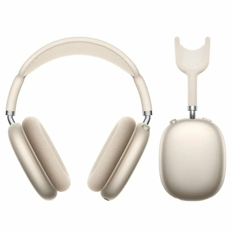 Hoco Наушники беспроводные с микрофоном Hoco W65 Plus, Bluetooth, USB Type-C, кремовый