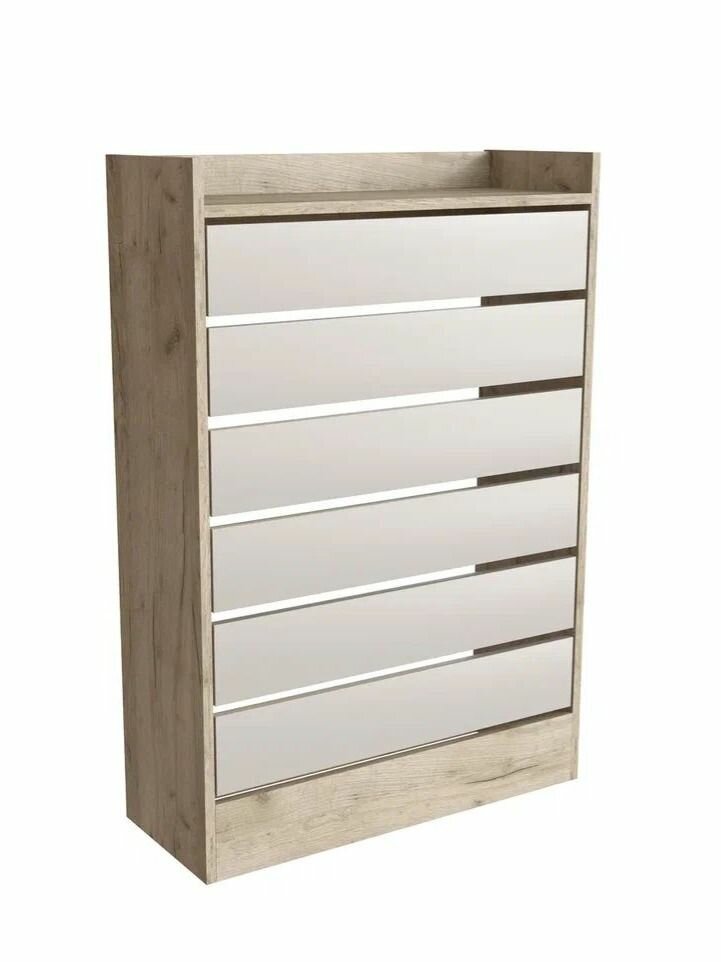 Обувница Ямайка ЯПТ-2 (дуб крафт серый/кашемир) 1026х700х270 тэкс