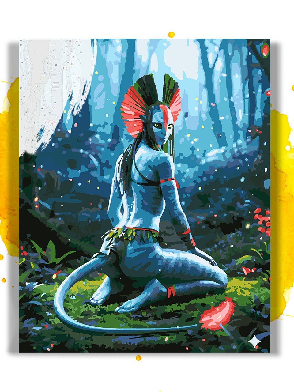 Картина по номерам на холсте Аватар 3 - Варанг, 40 х 50 см