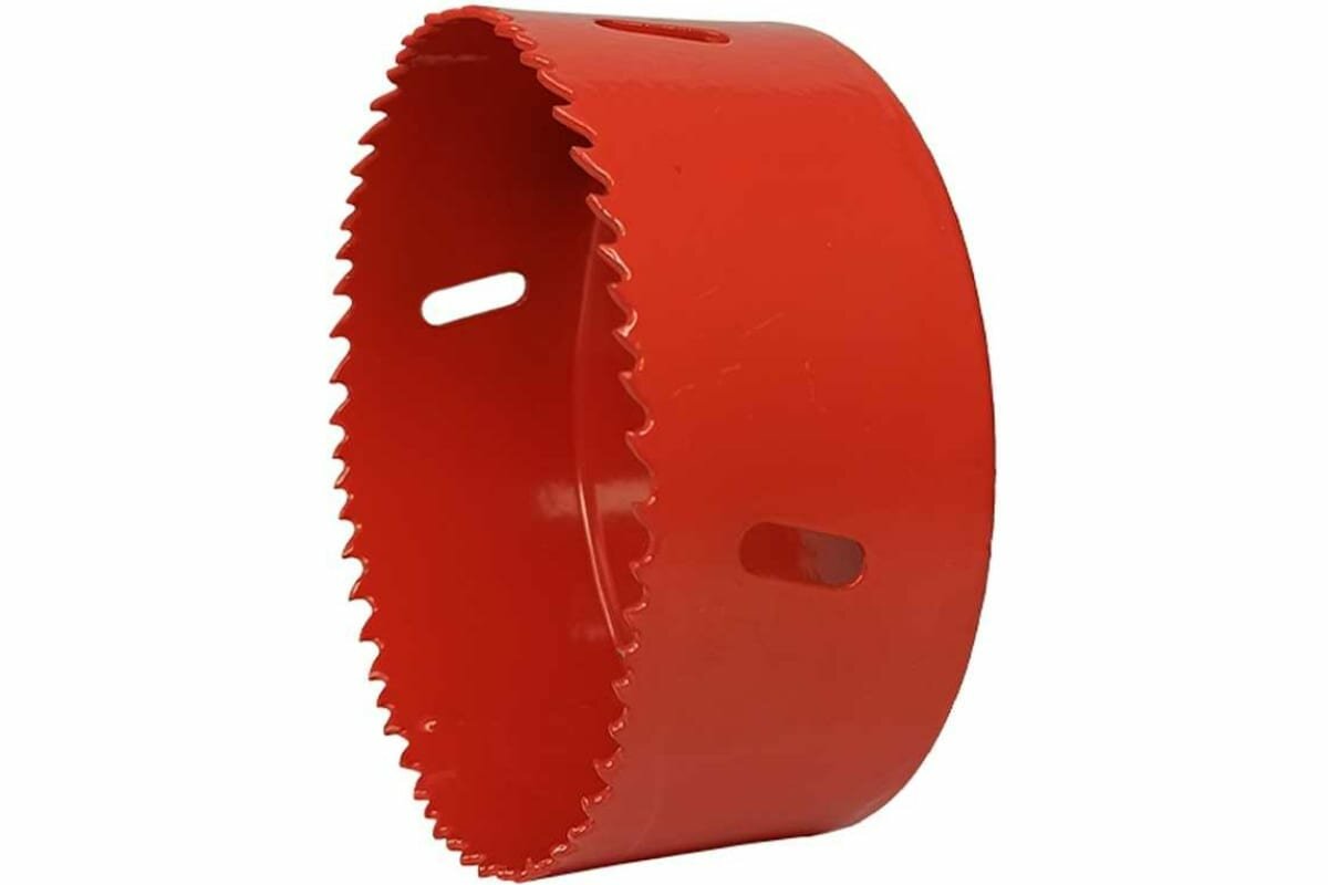 Коронка биметаллическая по металлу 110 мм vertextools 2525-110 для сверления металла