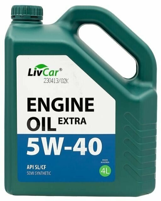 LivCar Масло моторное LivCar Engine Oil EXTRA 5W-40 API SL/CF (4л)