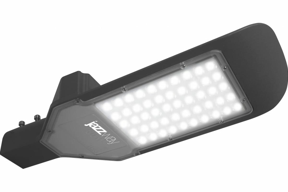Jazzway светодиодный консольный светильник PSL 02 GR 50Вт 5000K IP65 уличный ДКУ AC85-265В