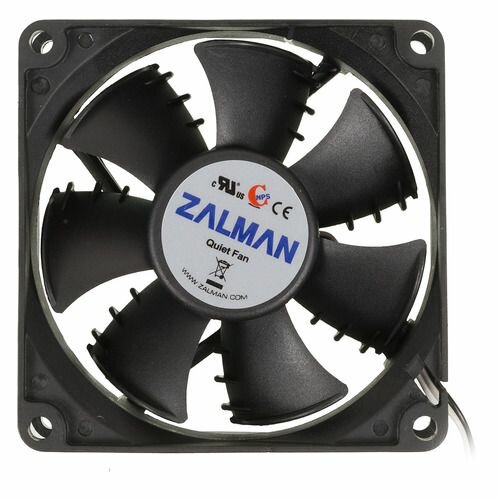 Вентилятор Zalman ZM-F1 Plus (SF) 80х80x25 черный 3-pin Ret