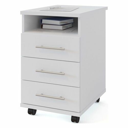 Тумба Сокол КТ-12, на колесах, белый [кт12б6]