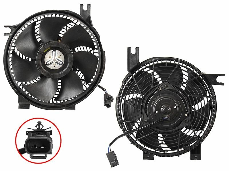 Диффузор Toyota Land Cruiser Prado (J150) 09-20 Sat арт. ST590036