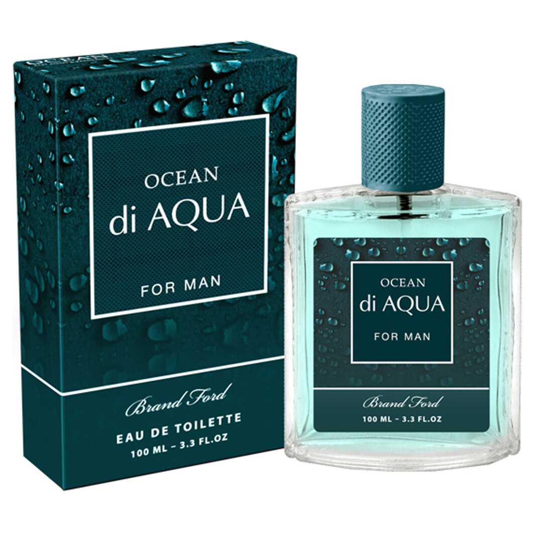 Brand Ford Туалетная вода мужская стойкая Ocean di Aqua 100мл