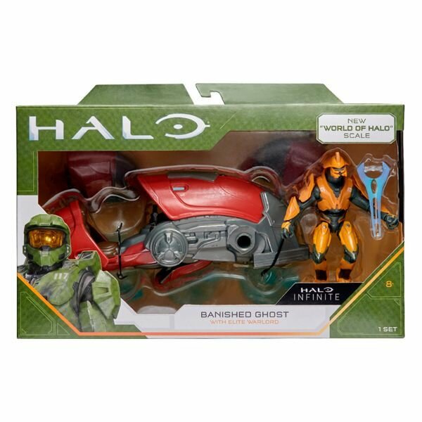 HALO - Фигурка злодея с транспортным средством с аксессуарами