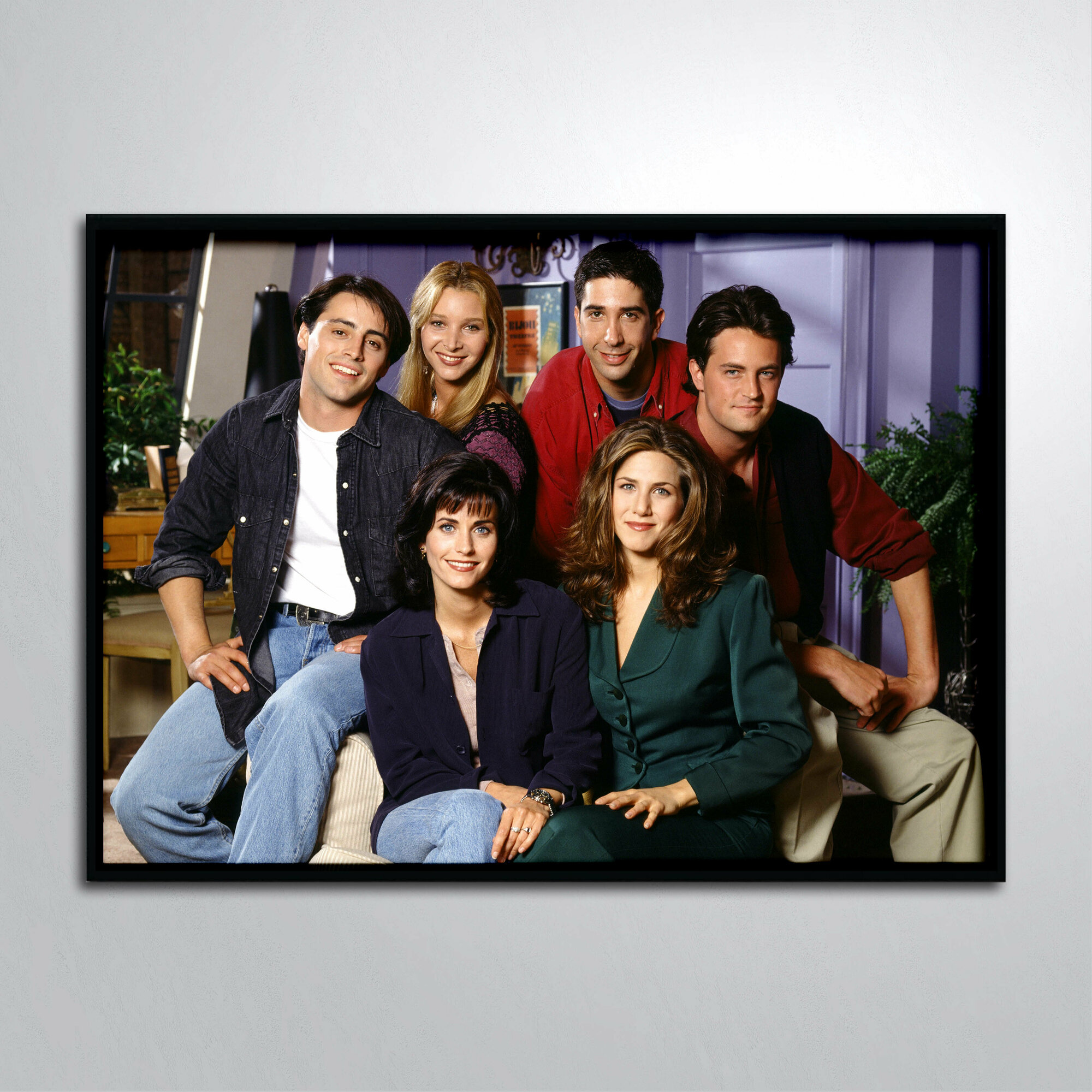 Постер без рамы/Сериал Друзья Фотография Молодость Friends
