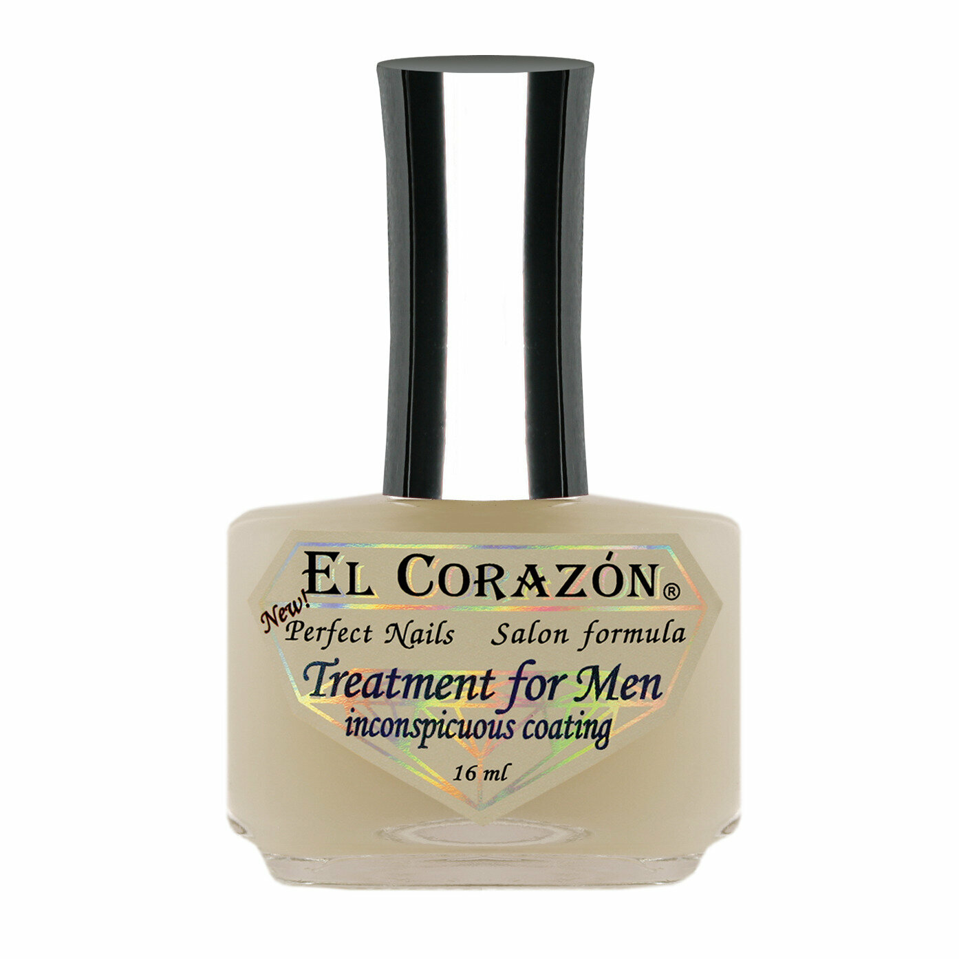 El Corazon Perfect Nails №440 Незаметное покрытие для мужского маникюра "Treatment for Men inconspicuous coating" 16 мл 16 мл