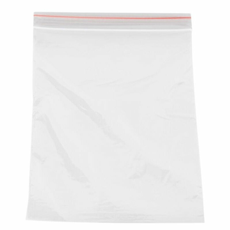 Пакеты с замком КНР zip-lock, 12х17 см, 32 мкм, 100 шт